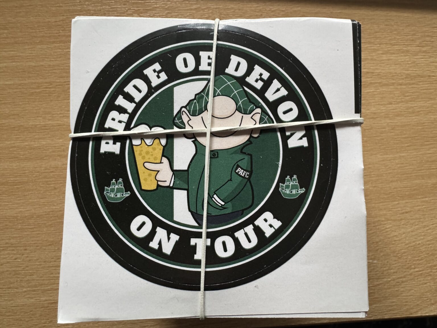 Pride of Devon Round Sticker – PAFC Displays